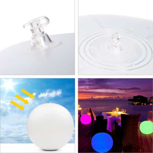 Outdoor Decoration Solar Powered LED Ball Light | GFLAI